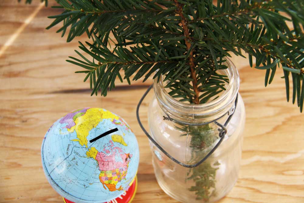 Decorating with Greenery - Red Leaf Style